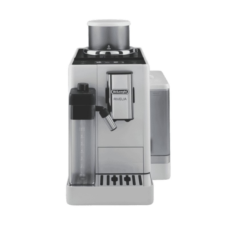 DeLonghi - Rivelia Fully Automatic Coffee Machine Arctic White ...