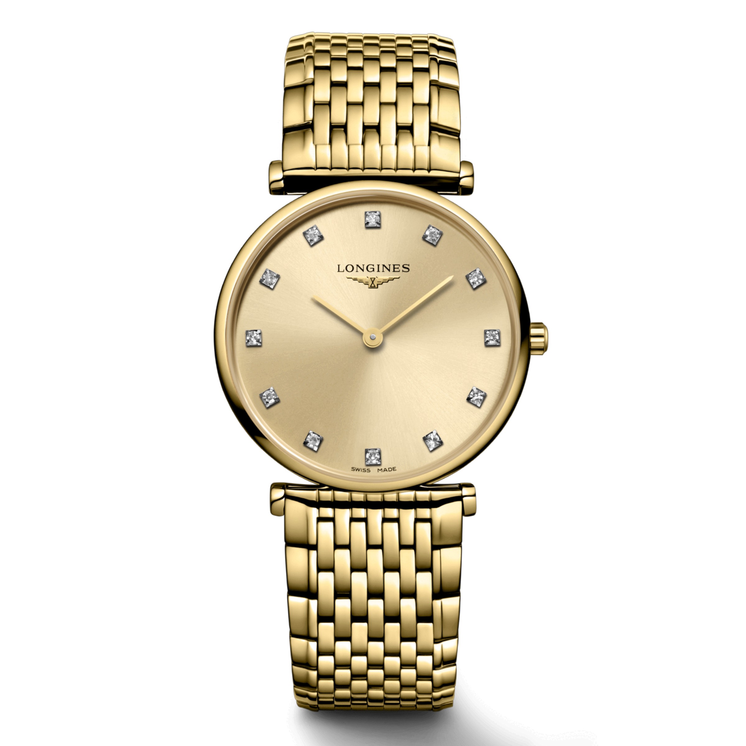 Longines - Le Grande Classique Quartz PVD Watch w/Diamonds 29mm ...