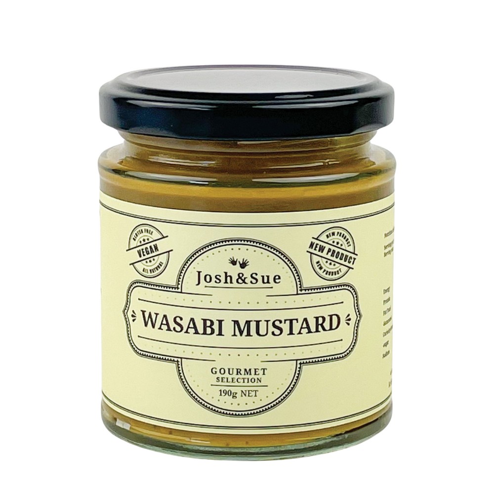 Josh & Sue - Wasabi Mustard 190g | Peter's of Kensington
