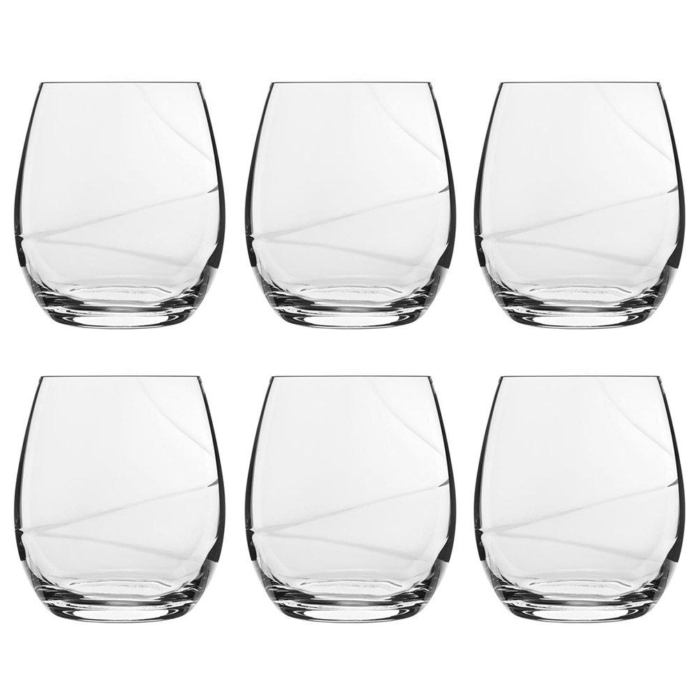 Luigi Bormioli - Aero Stemless Wine Set 6pce | Peter's of Kensington