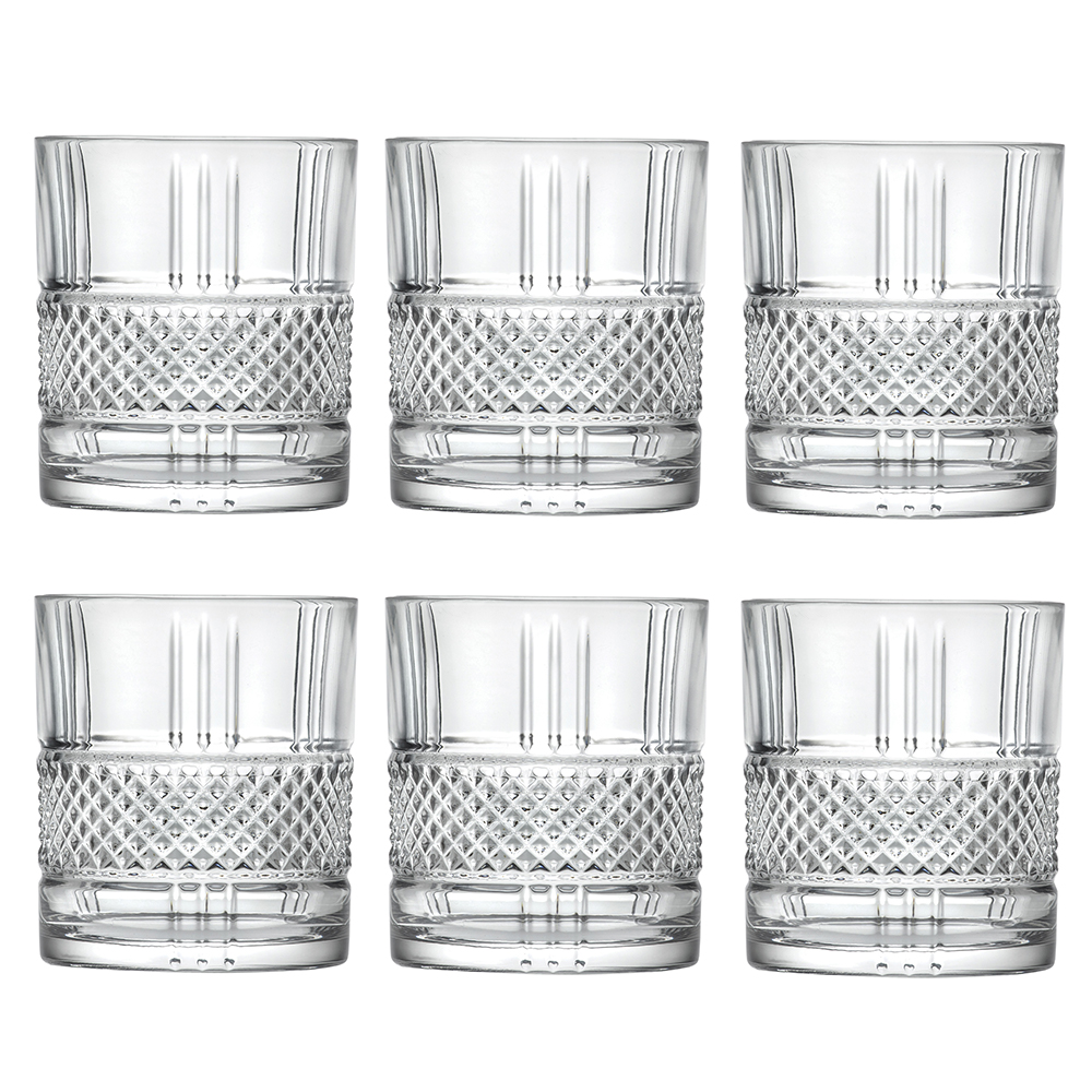 RCR Crystal - Brillante DOF Tumbler Set 337ml 6pce | Peter's of Kensington