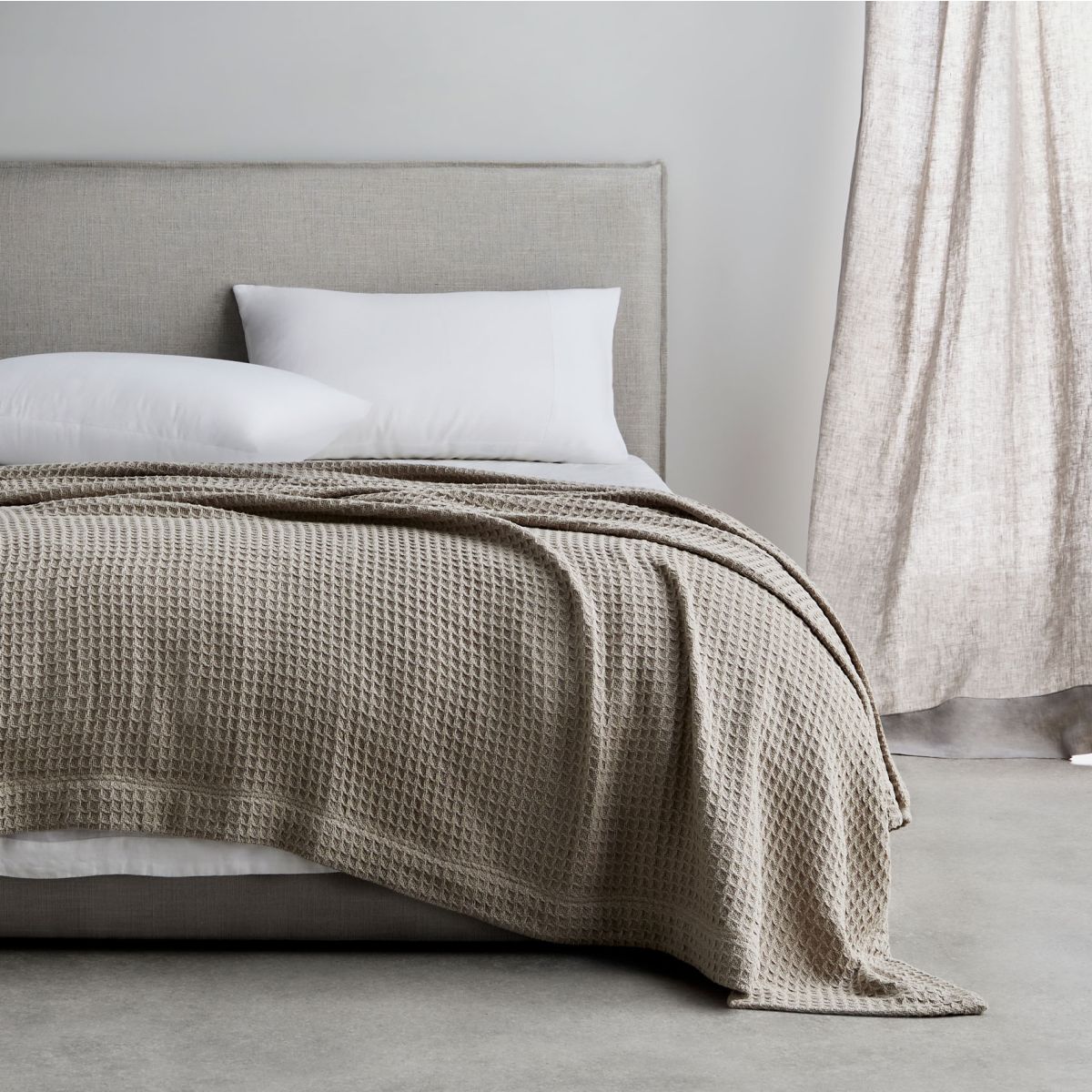 Sheridan - Cotton Waffle Blanket Dust Queen/King | Peter's of Kensington