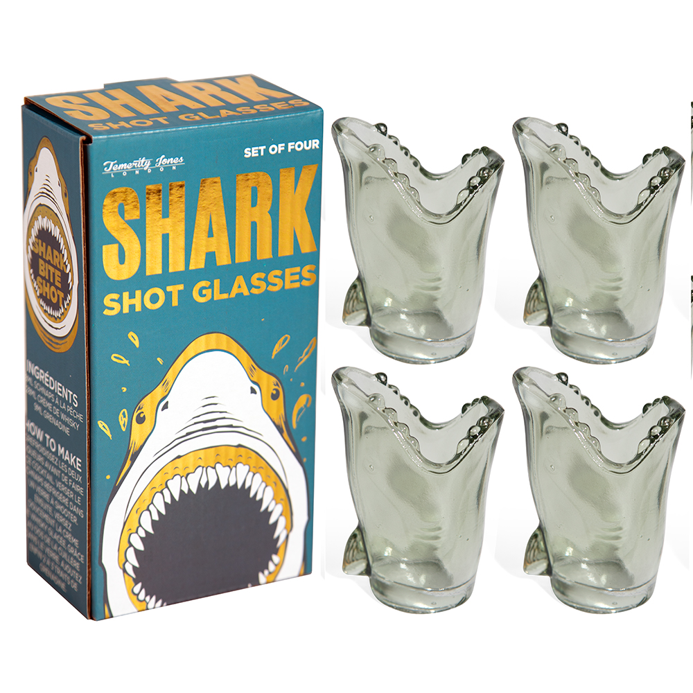Luxe By Peter's - Shark Shot Glasses Set 4pce | Peter's of Kensington