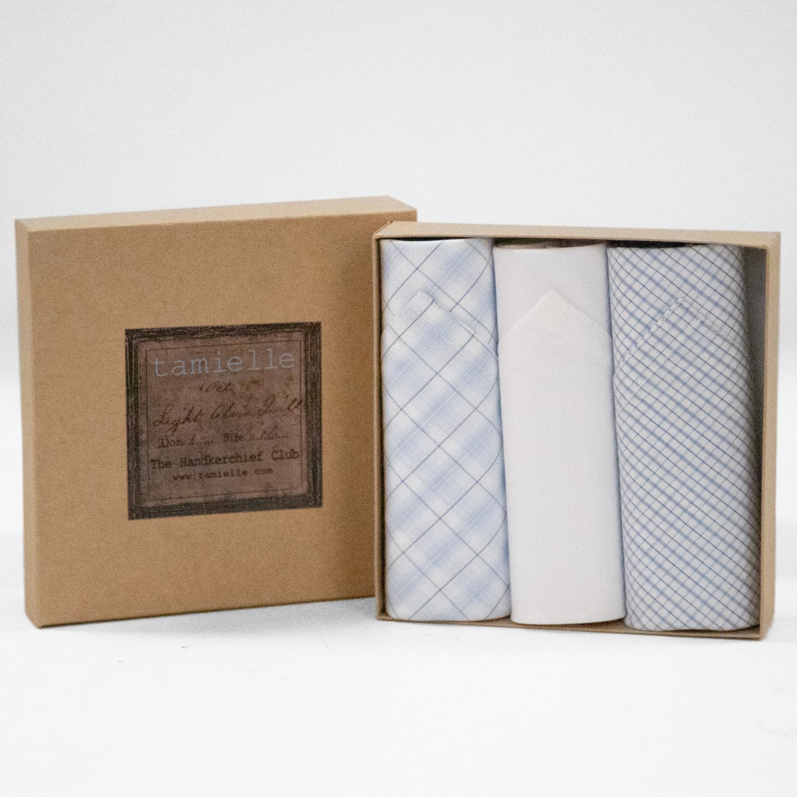 Tamielle - Men's European Cotton Handkerchief English Gentleman Set ...