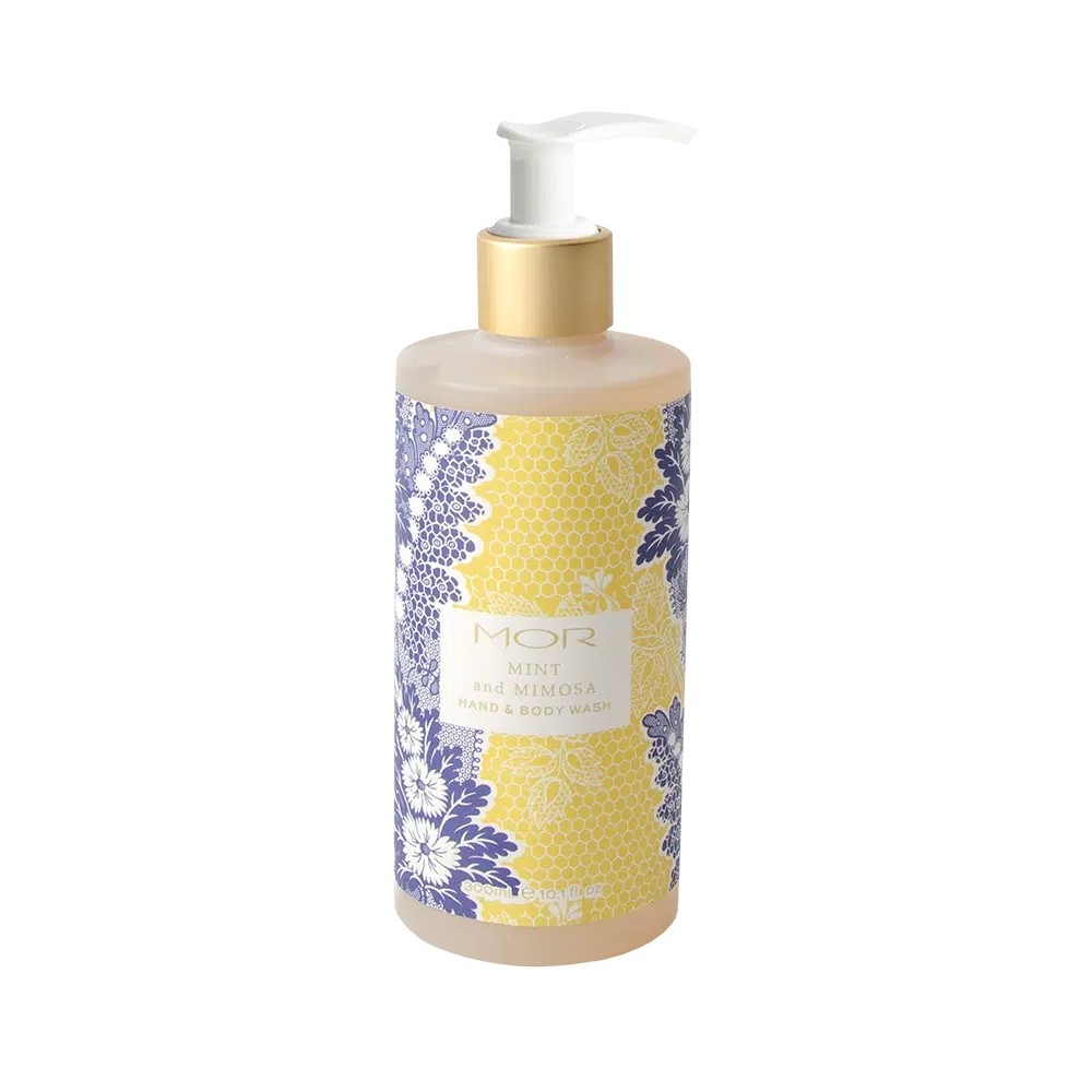 Mor - Mint and Mimosa Hand & Body Wash 300ml | Peter's of Kensington