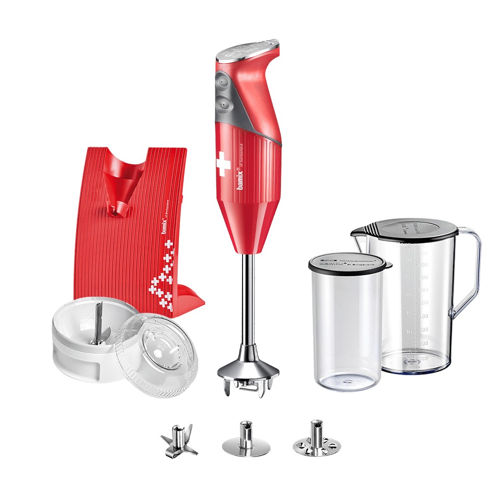 Bamix - Swissline Cassette Mixer Ltd Edition Swiss Flag Red | Peter's ...