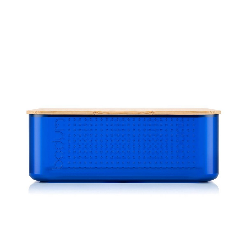 Bodum - Bistro Bread Box Candy Blue Translucent Small 29.4cm | Peter's ...
