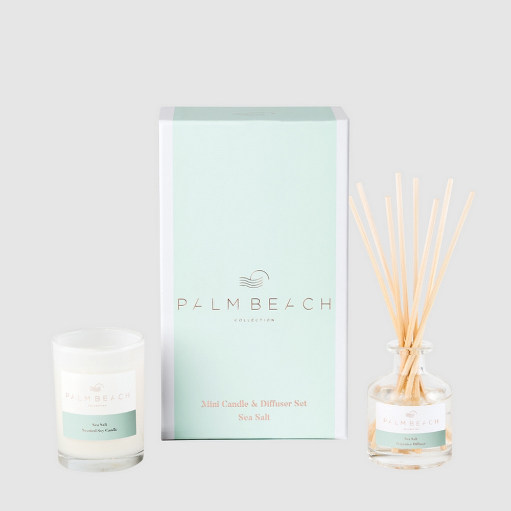 Palm Beach Collection - Sea Salt Mini Candle & Mini Diffuser Set 2pce ...
