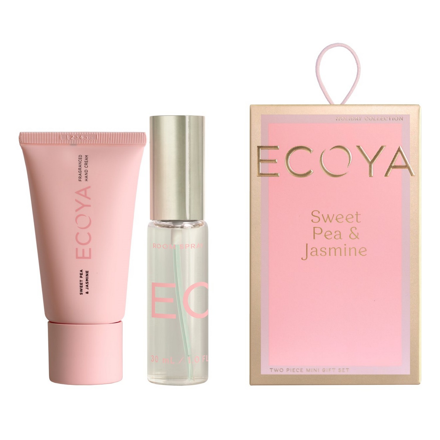 Ecoya - Holiday Collection Sweet Pea & Jasmine Mini Gift Set 2pce ...