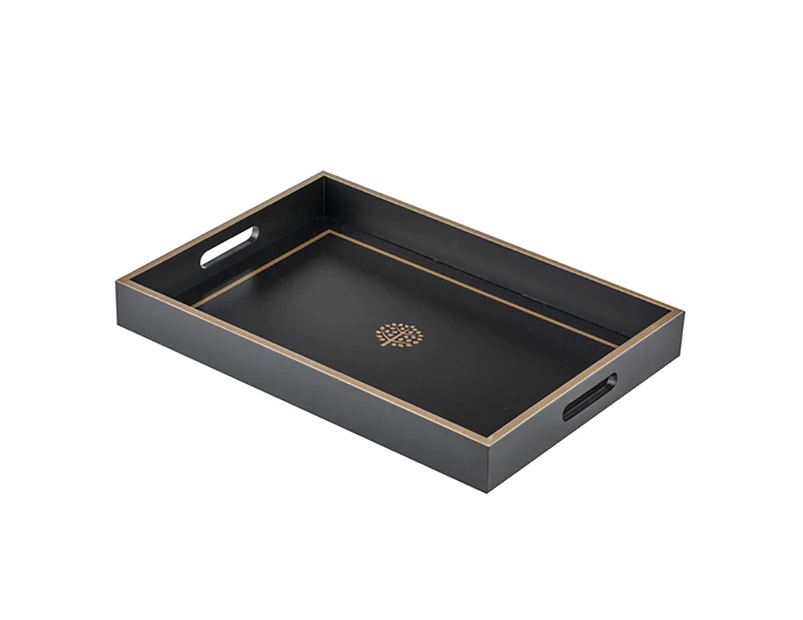 Ashdene - Tea Time Accessories Tray Black & Gold 31x45cm | Peter's of ...