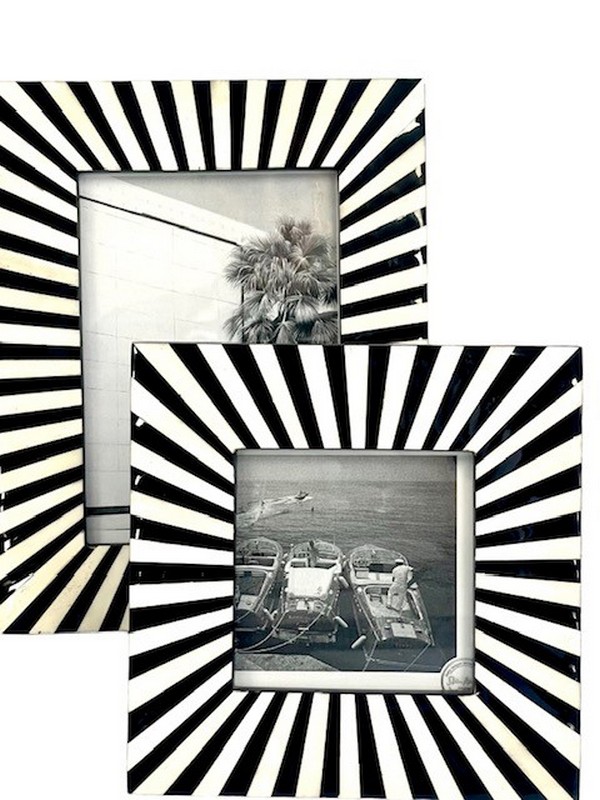 Flair Decor - Bone Black & White Radial Frame 10x10cm | Peter's of ...