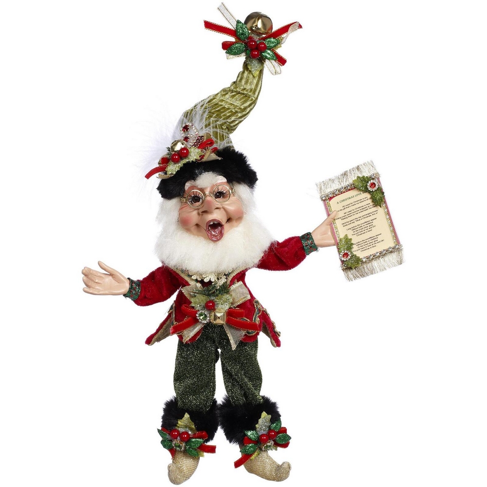 Mark Roberts - Limited Edition Christmas Carol Elf Small 25. 4cm ...