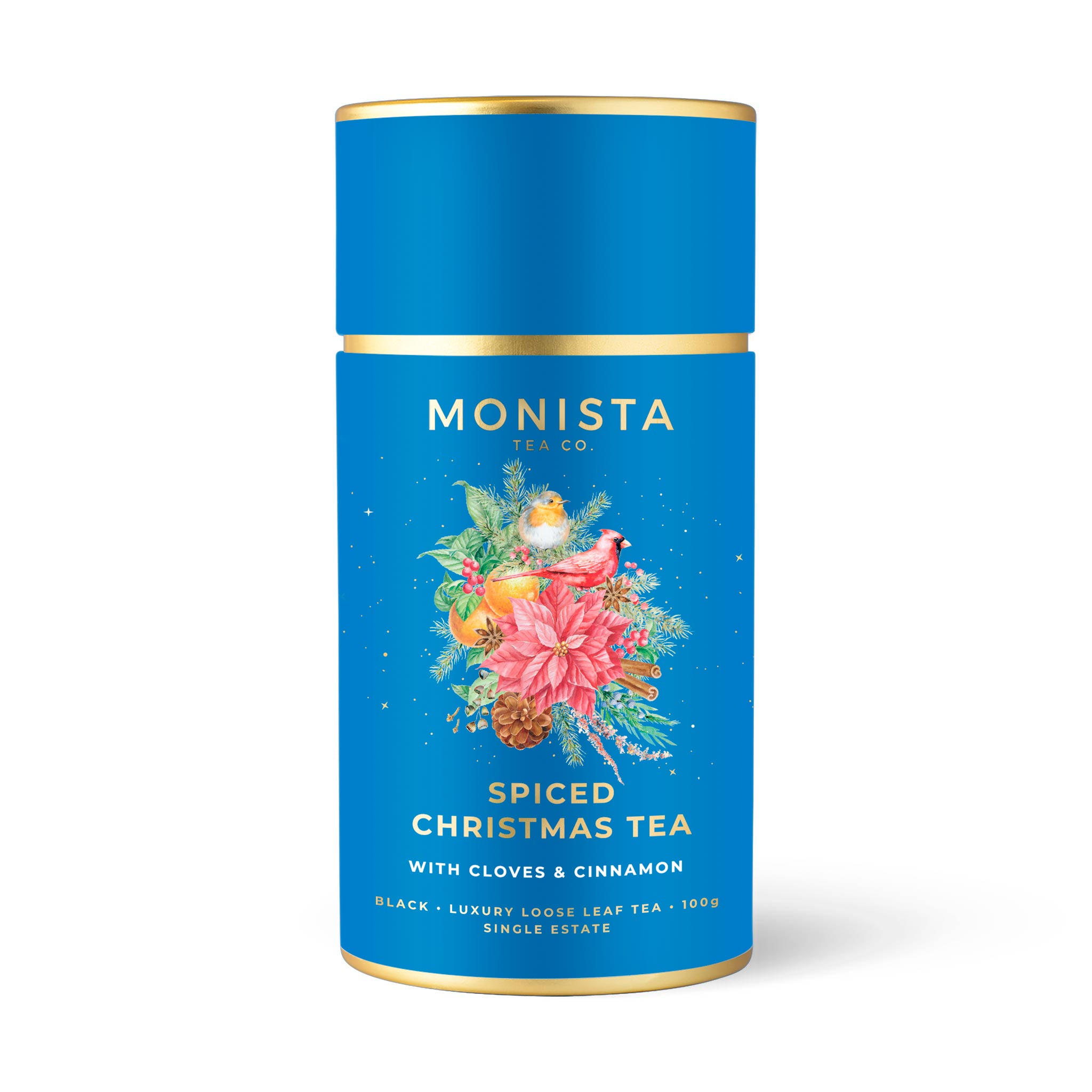 Monista Tea Co. - Spiced Christmas Tea Wreath Edition Canister 100g ...