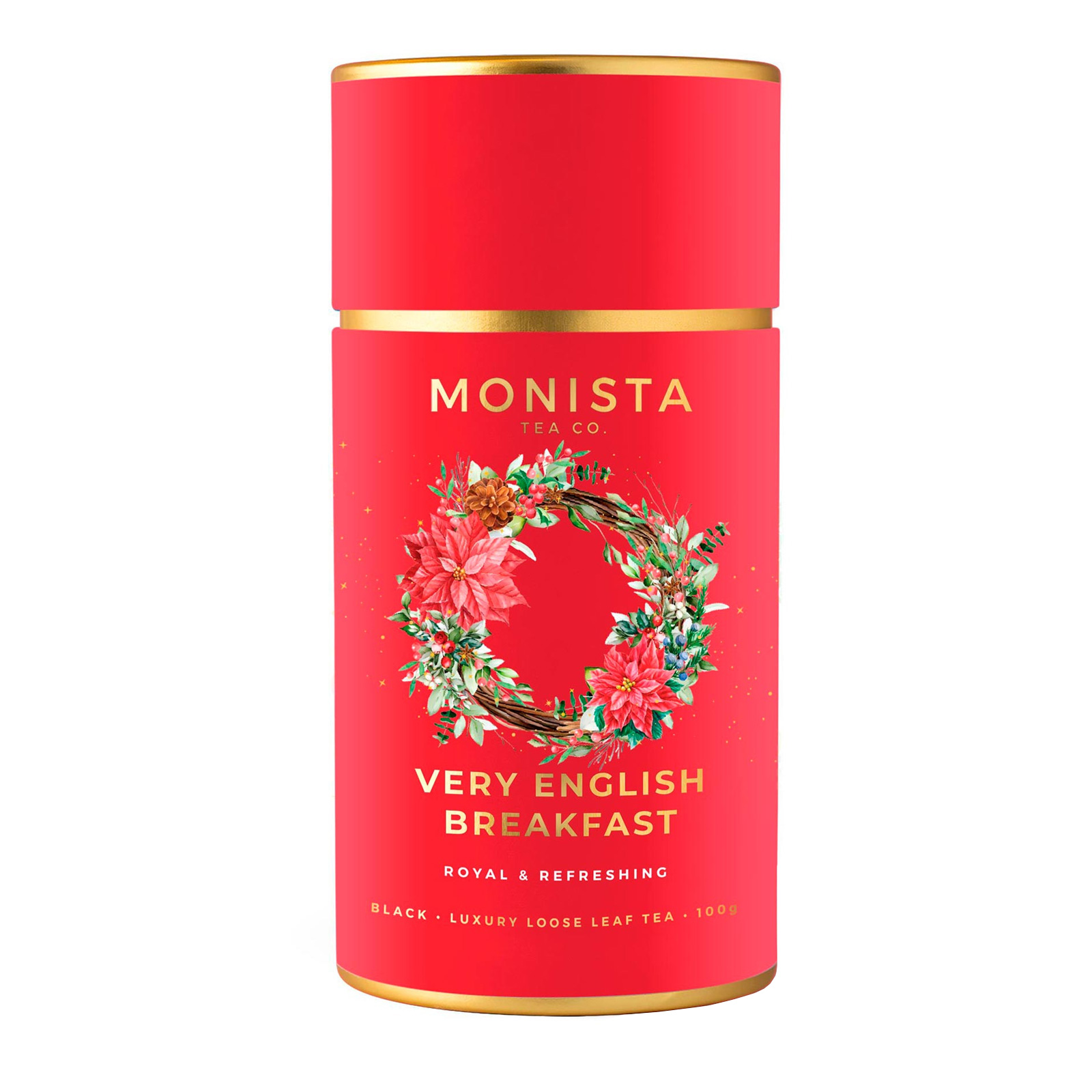 Monista Tea Co. - Very English Breakfast Christmas Loose Leaf Tea 100g ...