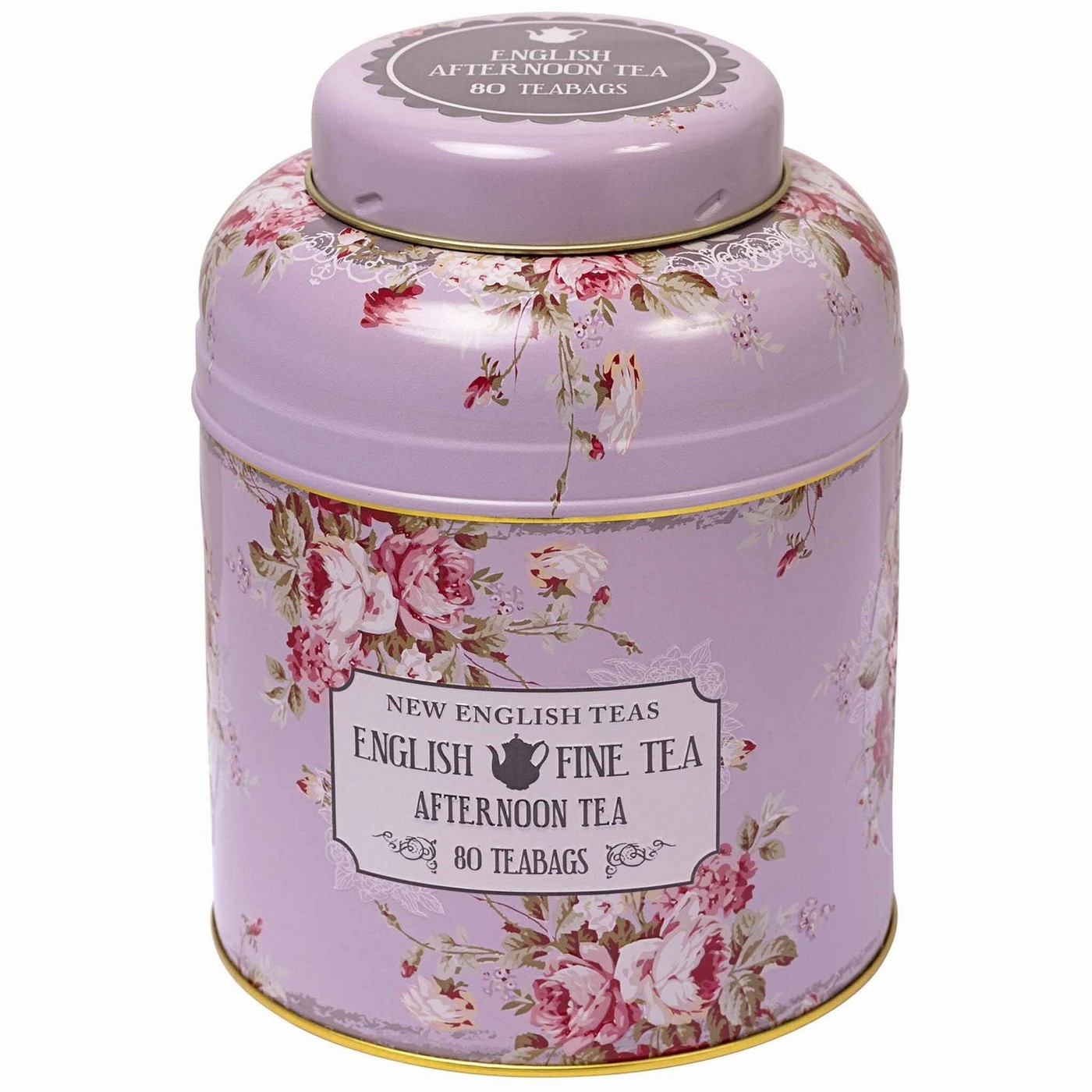 New English Teas Limited - Floral Lavender Tea Caddy w/English ...