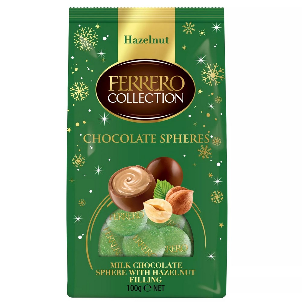Ferrero Rocher - Chocolate Spheres w/Hazelnut 100g | Peter's of Kensington