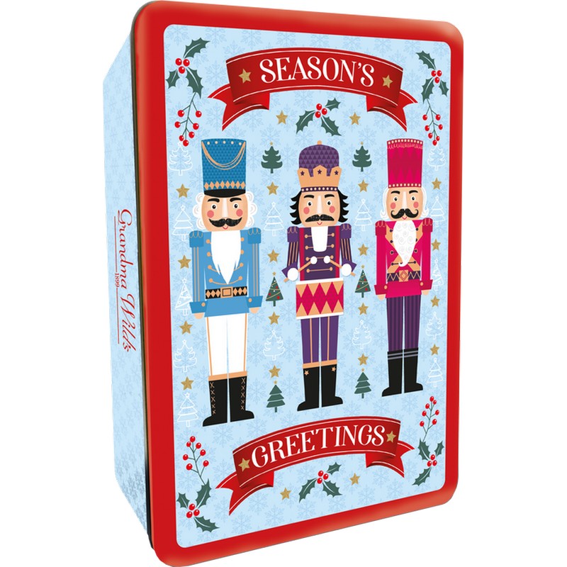 Grandma Wild - Embossed Nutcracker Tin w/Biscuits 300g | Peter's of ...