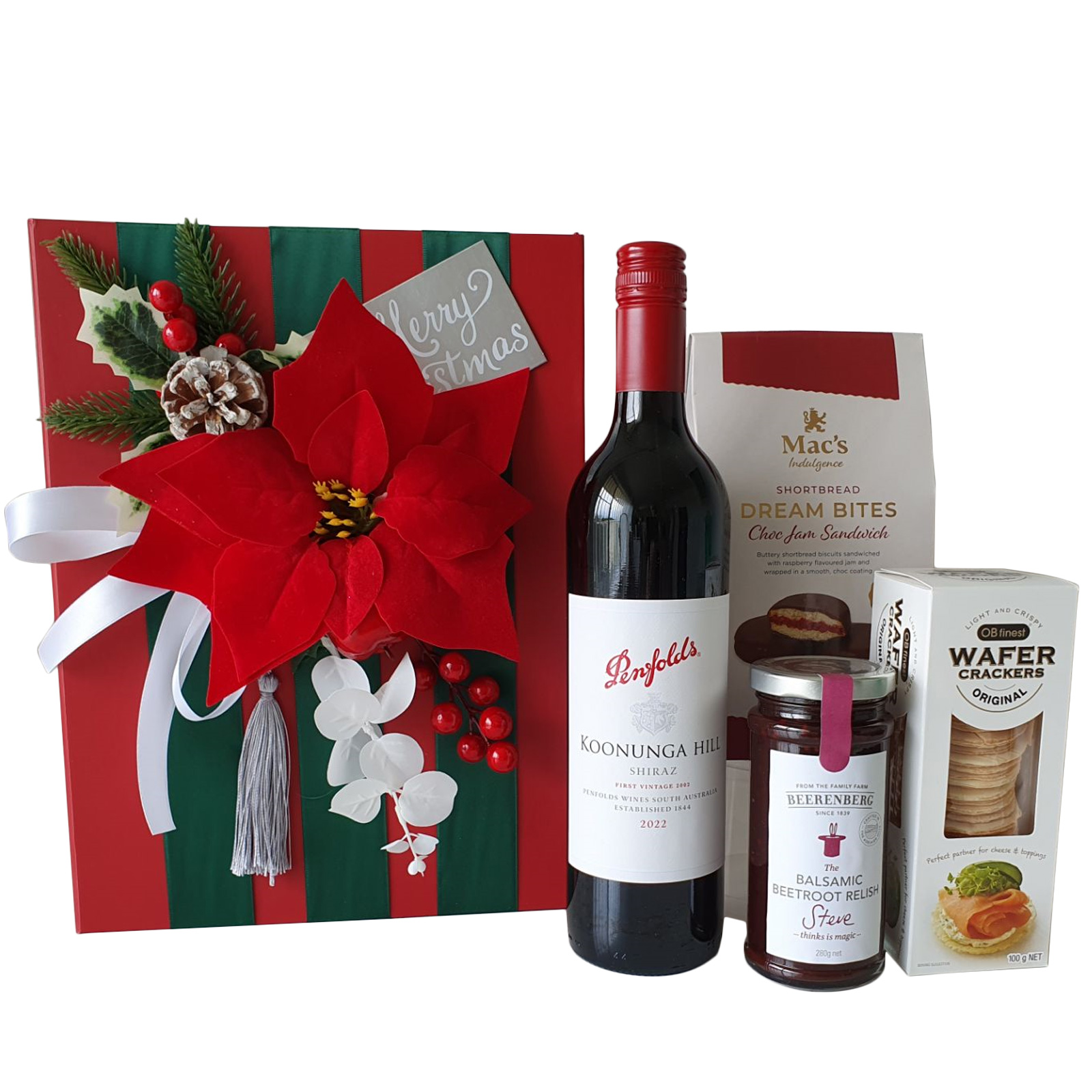 Boz Christmas - Deck The Halls in Red & Holly Hamper | Peter's of ...