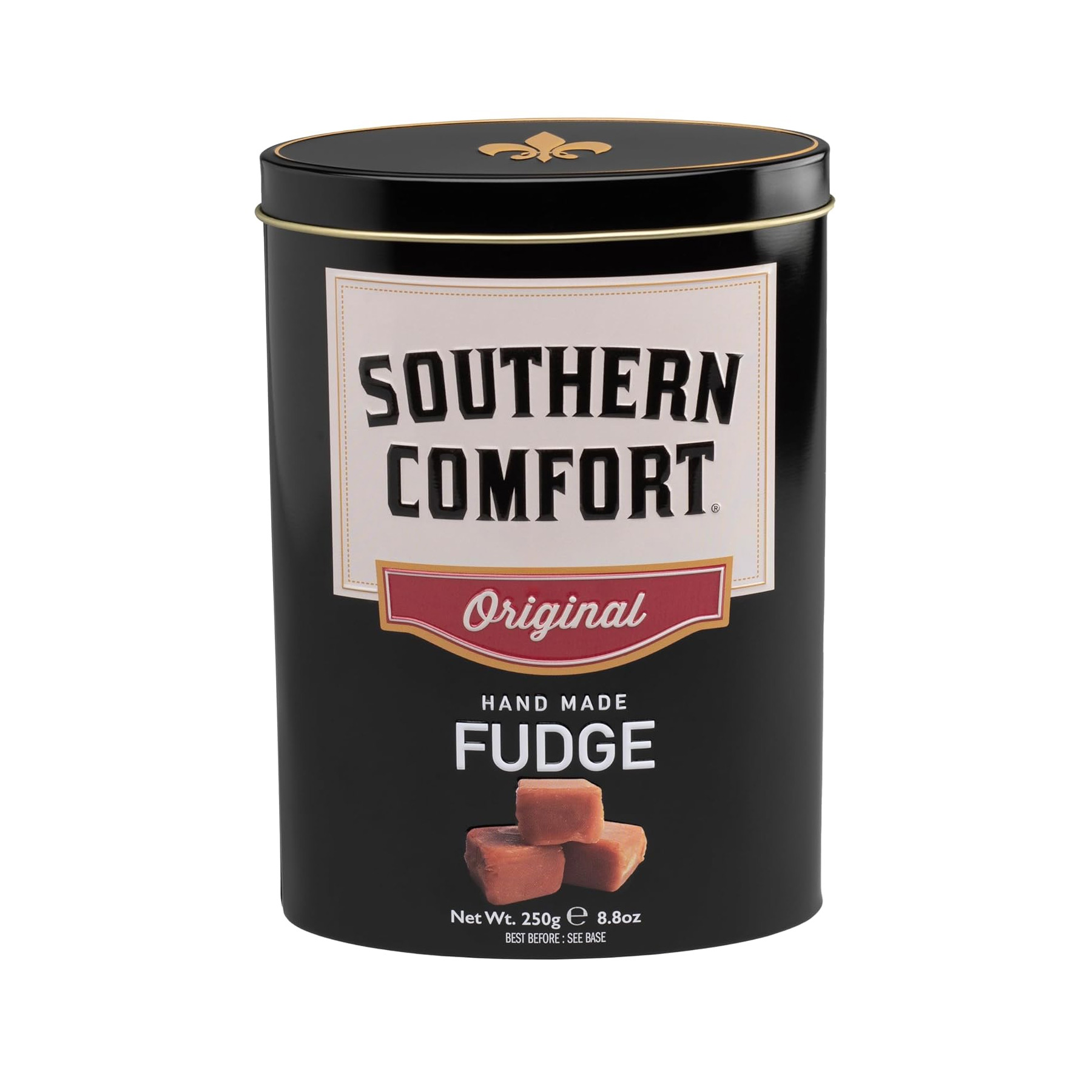 Gardiners - Southern Comfort Whiskey Fudge Tin 250g | Peter's of Kensington