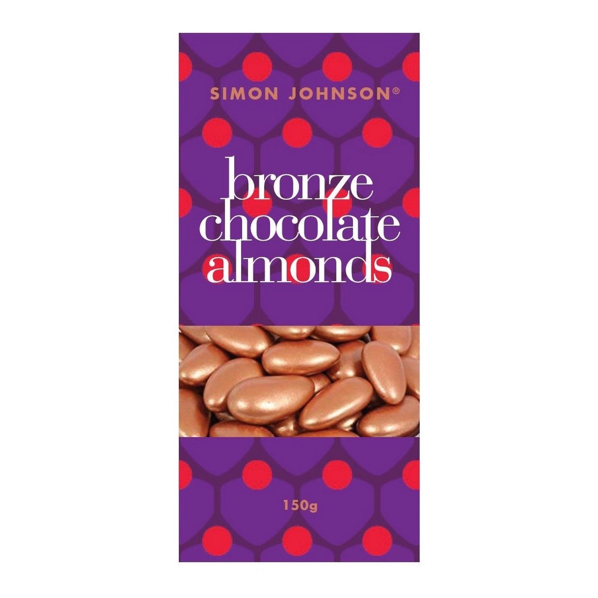 Simon Johnson - Bronze Chocolate Almonds 150g | Peter's of Kensington