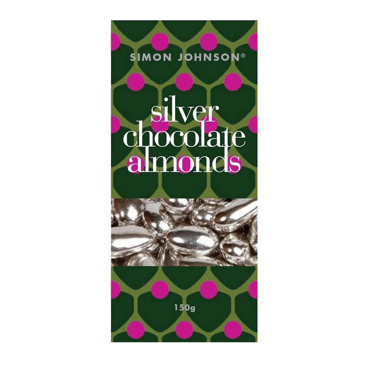 Simon Johnson - Silver Chocolate Almonds 150g | Peter's of Kensington