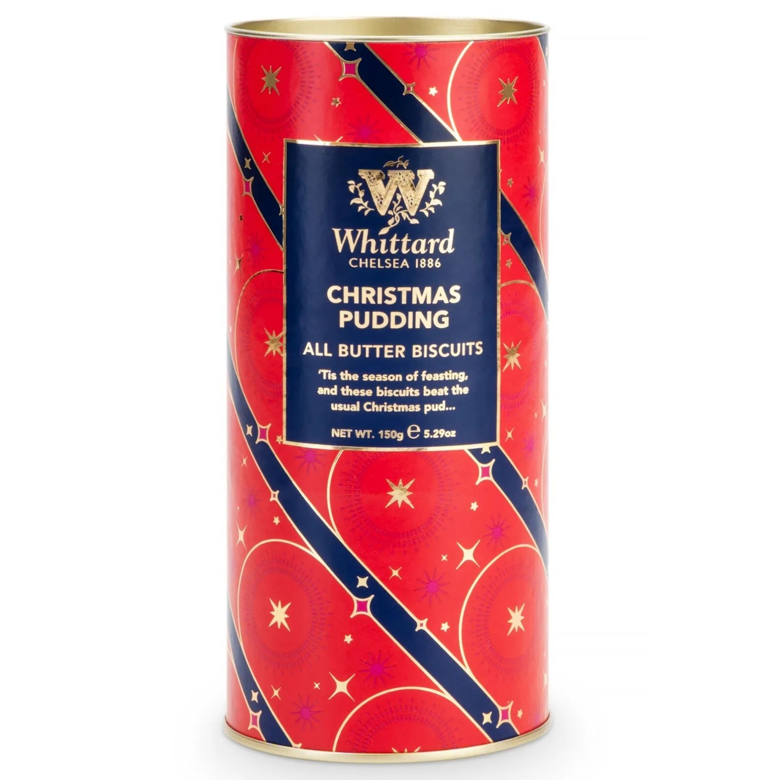 Whittard Of Chelsea - All Butter Christmas Pudding Biscuits Tin 150g ...